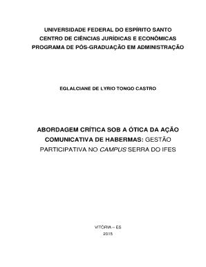 Preenchível Disponível repositorio ufes Abordagem critica sob a otica