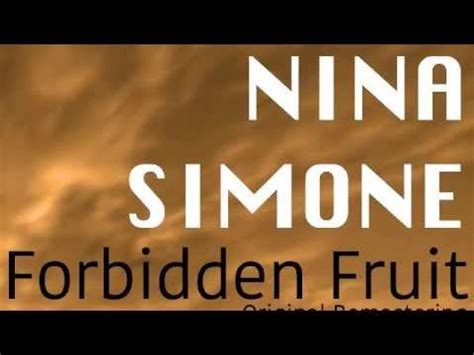 Nina Simone Forbidden Fruit Original Album Nina Simone Forbidden