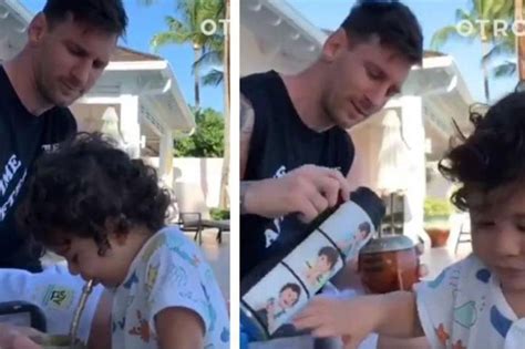 Video Lionel Messi A Puro Mate Con Su Hijo Ciro Radio EME