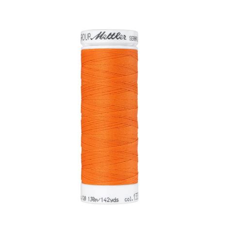 Amann Mettler Seraflex Elastikgarn 120 Orange Stoffe Hemmers