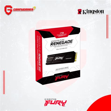 Unidad de Estado Sólido Kingston Renegade Fury 1TB SSD M 2 PCIe NVMe