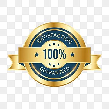 100 Satisfaction Guarantee Vector Art PNG Satisfaction 100 Guaranteed