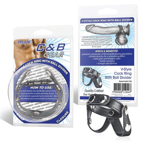 Cb Gear V Style Cock Ring Wball Divider