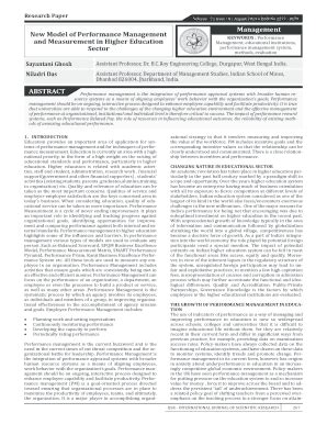 Fillable Online Citeseerx Ist Psu New Model Of Performance Management