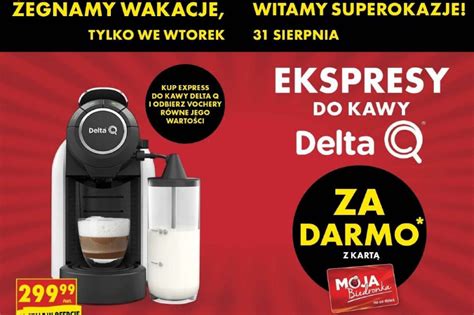 Oferta Biedronki Ekspres do kawy z voucherem na 299 zł