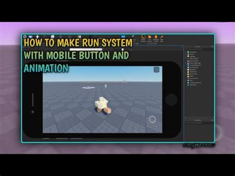 HOW TO MAKE RUN SYSTEM WITH MOBILE BUTTON AND ANIMATION ROBLOX STUDIO