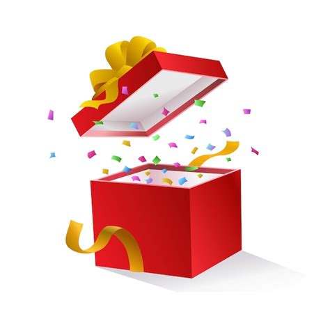 Open Gift Box Clipart