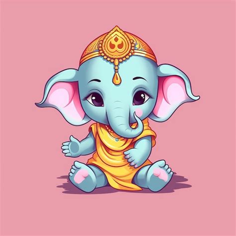 Premium AI Image Illustration Of Lord Ganesha For Ganesh Chaturthi Ai