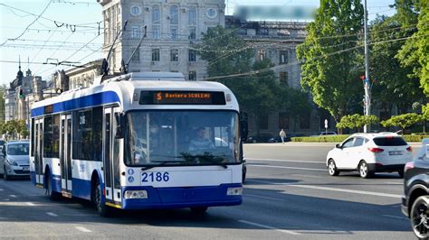 Cum vor circula troleibuzele din Capitală de Ziua Independenței Unica md