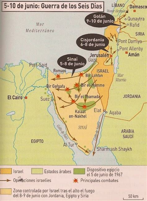 La guerra del Sinaí y la de los Seis días