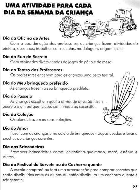 Atividades para toda a semana Pra Gente Miúda
