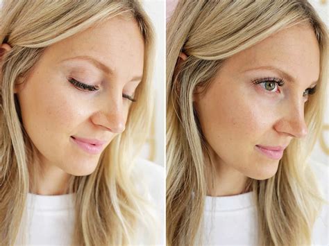 Eyelash Extensions Before And After Blonde