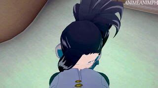 Momo Yaoyorozu Gets Fucked By Her Lover Shoto Todoroki In The Classroom