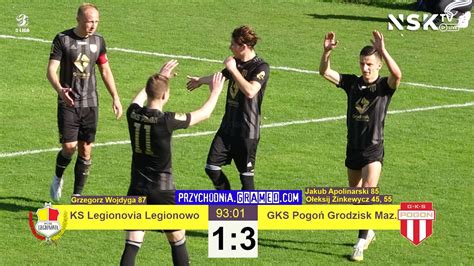 Tv Nsk Pl Retransmisja Ks Legionovia Legionowo Gks Pogo Grodzisk