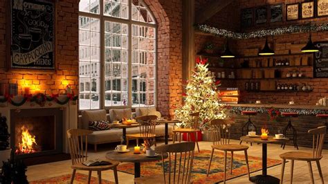 Crackling Fireplace With Christmas Jazz 2022 Christmas 2022 Update