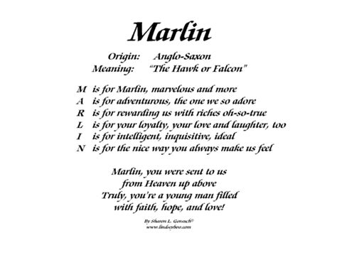 Meaning Of Marlin Lindseyboo