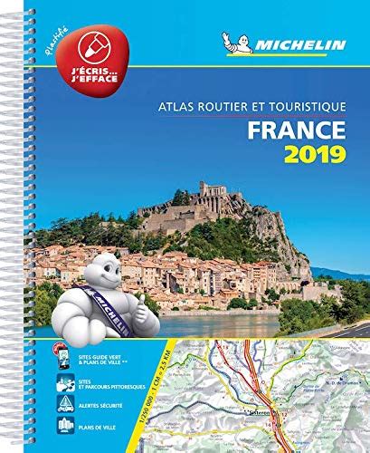 Atlas Routier et Touristique France Plastifié Michelin 2019 Michelin