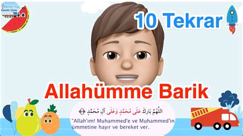 Nurettin le Allahümme Barik Duası 10 Tekrar Ezber Dualar YouTube