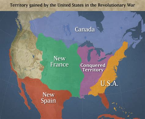 Us Map After Revolutionary War Emilie Nicolette