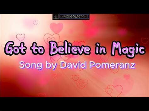 Got To Believe In Magic Song By David Pomeranz YouTube Music