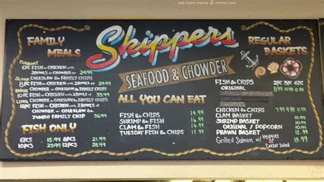 Skippers Seafood Menu A Culinary Journey Through Fresh And Flavorful