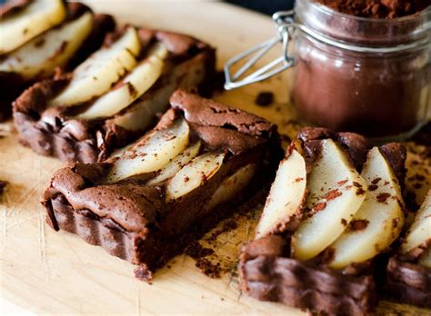 Tarte Aux Poires Au Chocolat Caramel Bonbons Chocolat
