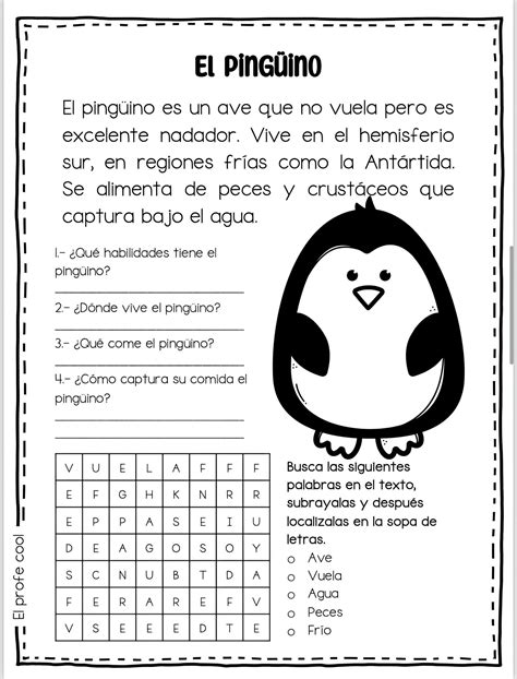 Bonitas lecturas de animalitos para trabajar la comprensión lectora in