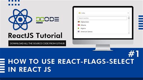 How To Use React Flags Select In React React Country Flag Select