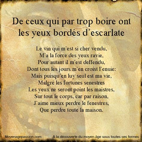 Poeme Xviii Siecle