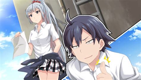 Hikigaya Hachiman And Kawasaki Saki Yahari Ore No Seishun Lovecome Wa