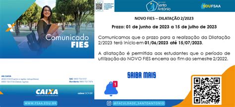 COMUNICADO NOVO FIES Dilatação 2 2023 Home