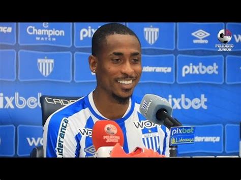 Coletiva de apresentação no Avaí atacante Denilson 05 07 2023 YouTube