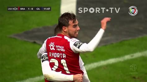 Goal Golo Ricardo Horta SC Braga 1 0 Gil Vicente Liga 19 20 20