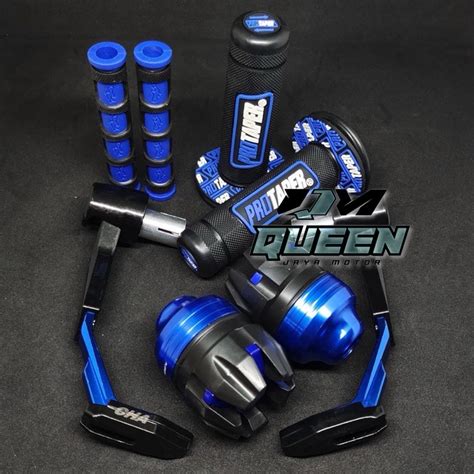 Jual PAKET 4IN1 Handgrip PRO TAPER Proguard Robot Jalu As Roda