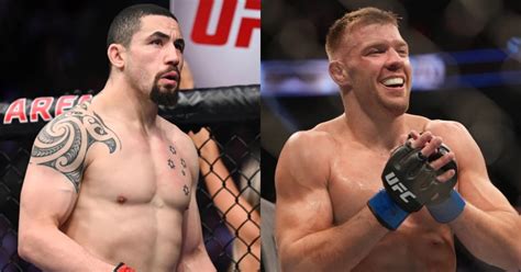Official Robert Whittaker Fights Dricus Du Plessis In Title