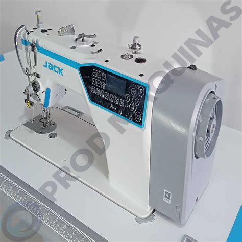 MÁQUINA DE COSTURA RETA INDUSTRIAL ELETRÔNICA 4 FUNÇÕES JACK A4B PROD
