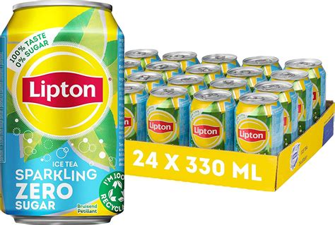 Lipton Ice Tea Sparkling Zero Blik 24x330 Ml EU