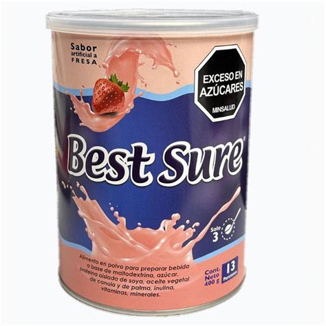 Droguería La Economía best sure forte sabor fresa lata x 400 g