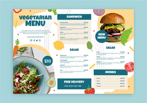 Diseña esta plantilla lista para usar de Menú para restaurante
