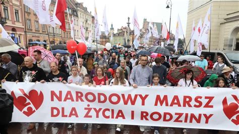 Ulicami Warszawy przeszedł Narodowy Marsz dla Życia i Rodziny