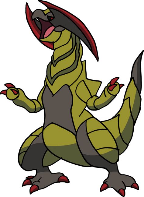 Haxorus Pokemon Transparent Background PNG Mart