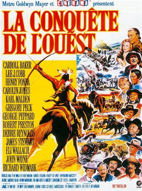 Affiches posters et images de La Conquête de l Ouest 1962