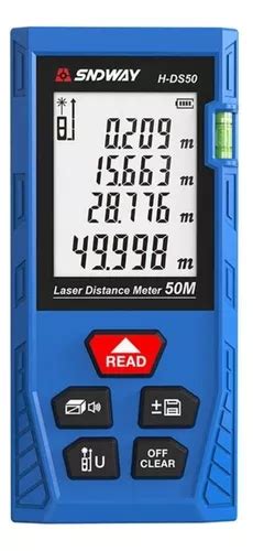 Metro Medidor De Distancia Laser Digital 50m Sndway H Ds50