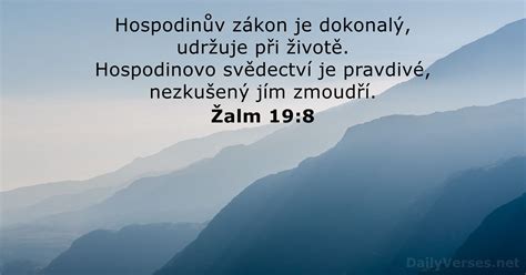 8 června 2023 Biblický verš dne Žalm 19 8 DailyVerses net