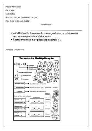 Como medir a temperatura Planos de aula 4º ano Matemática