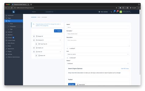 Botble Laravel CMS CRUD Generator Modular Theme System Role