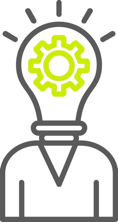 Personal Idea Line Two Color Icon 43471367 Vector Art At Vecteezy