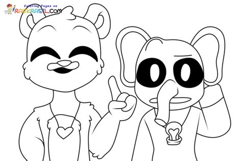 Ausmalbilder Smiling Critters Malvorlagen Zum Ausdrucken