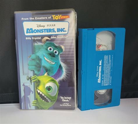 Disney Original Monsters Inc VHS Blue In Grelly USA