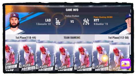 League Reward Pack Opening Mlb Innings Youtube